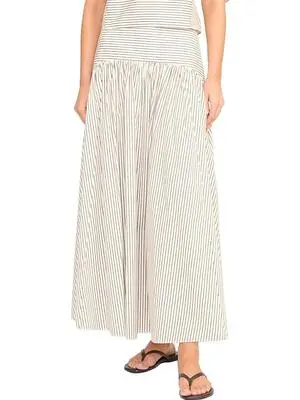 Staud Procida Skirt - Ivory/dark Oak