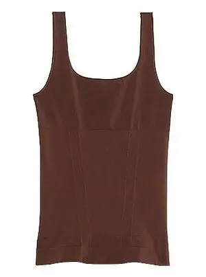 Victoria's Secret Shapewear Victoria Seamlessshaping™ Cinched Tank Top - Brown