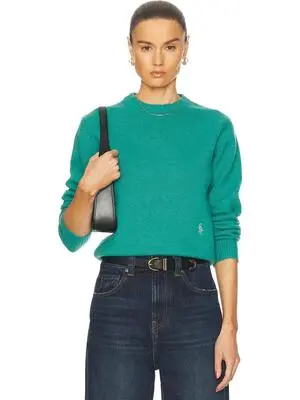 SPORTY & RICH Src Crewneck Sweater - Spring Green