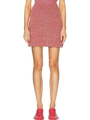 FERRAGAMO Mini Skirt - New Red & White