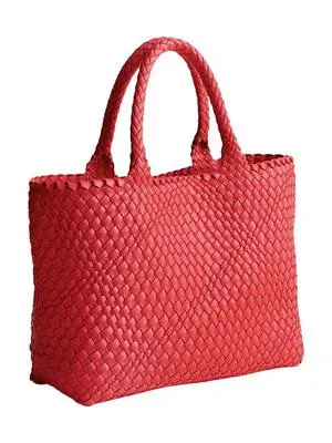 VERA BRADLEY Small Hathaway Tote Bag - Red