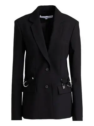 JW Anderson Embellished Wool-blend Blazer - Black