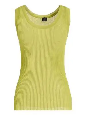 Pinko Ribbed-knit Top - Green