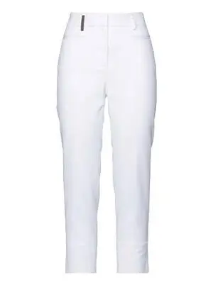 Peserico Tapered Leg Trousers - White