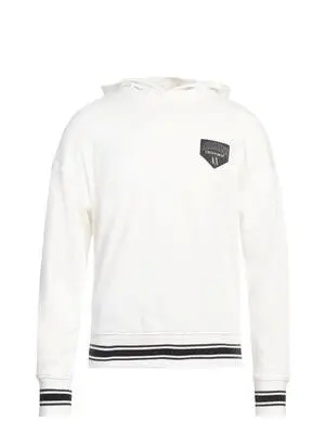 Armani Exchange Cotton-Blend French Terry Sweatshirt Off White