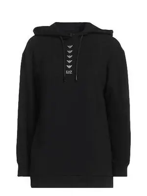EA7 Cotton-elastane Sweatshirt - Black