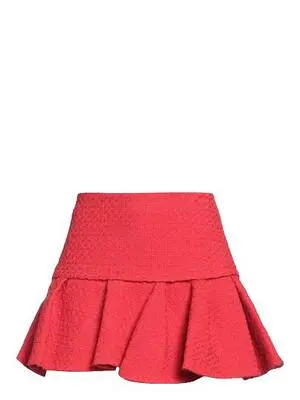 Maje Mini Circle Skirt - Red