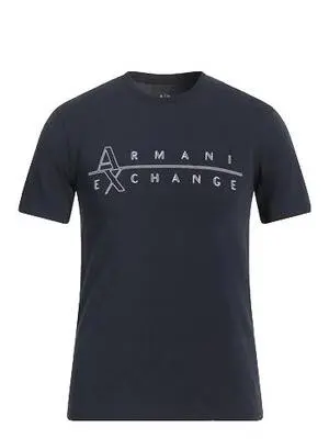 Armani Exchange T-shirt Midnight Size Cotton, Elastane - Blue