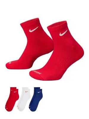 Nike Everyday Plus Cushioned Training Ankle Socks - Multicolor