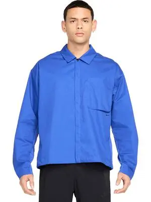 Nike Sportswear Tech Button-down Top - Blue