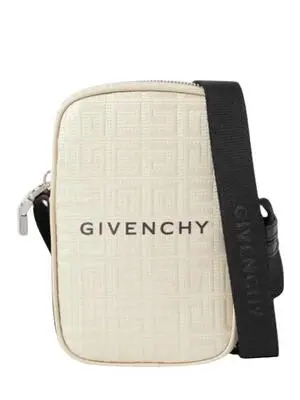 GIVENCHY Printed Logo Jacquard Canvas Messenger