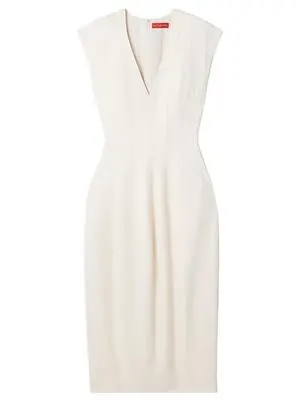 Altuzarra Bichette Crepe Midi Dress - Ivory