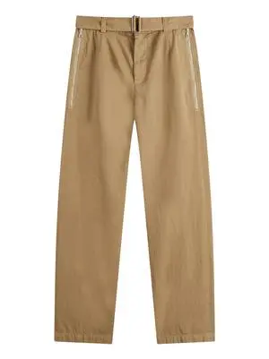Dries Van Noten Penson Belted Trousers - Sand