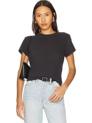 RE/DONE 1950s Boxy Tee - Washed Black