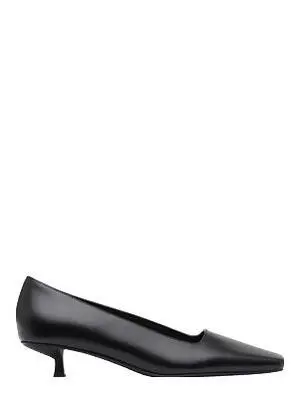 ST. AGNI Leather Pumps Black