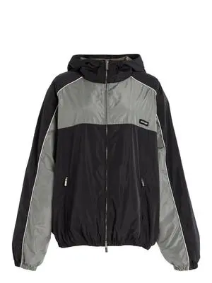 Miu Miu Recycled Nylon Windbreaker Jacket Multi