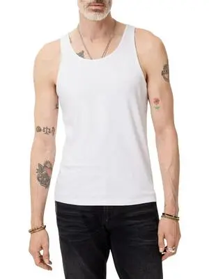 John Varvatos John Varvatos Olin Rib Tank Top White