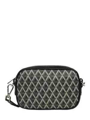 LANCASTER Ikon It Zipped Crossbody Bag - Noir