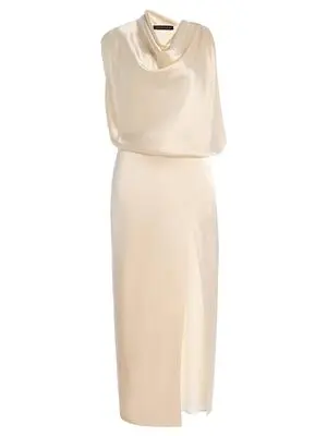 SEV Draped Satin Dress - Ivory