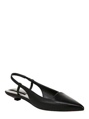 Franco Sarto Franco Sarto Palmira Slingback Pointed Toe Pump Black