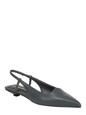 Franco Sarto Franco Sarto Palmira Slingback Pointed Toe Pump Slate Blue