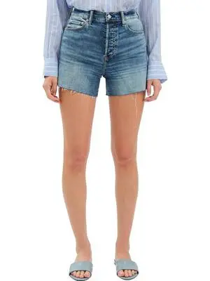 DAZE DAZE Bottom Line Denim Shorts Perfection