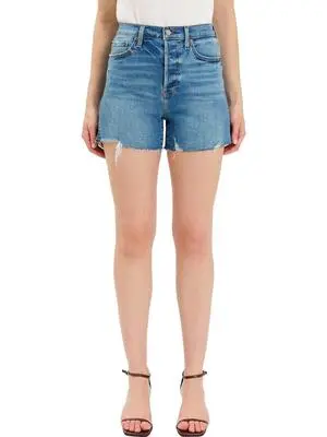 DAZE Bottom Line Denim Shorts - Vibe Check
