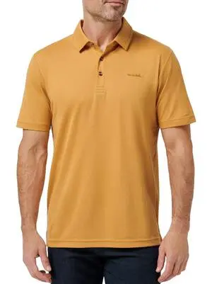 Travis Mathew The Zinna 2.0 Polo Shirt - Spruce Yellow