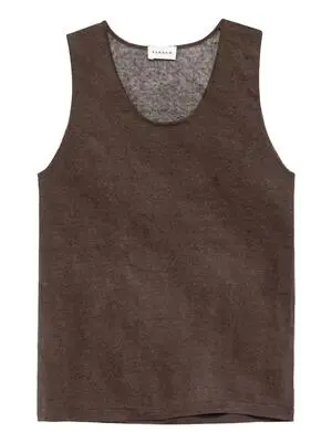 P.a.r.o.s.h Knitted Tank Top - Brown