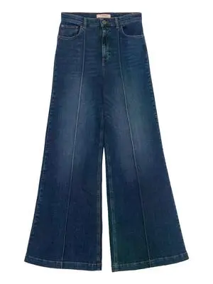 TWINSET Wide-leg Jeans - Blue