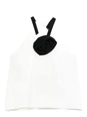 Dorothee Schumacher Brooch-detail Top - White