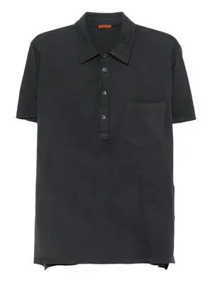 Barena Venezia Cotton Polo Shirt Grey