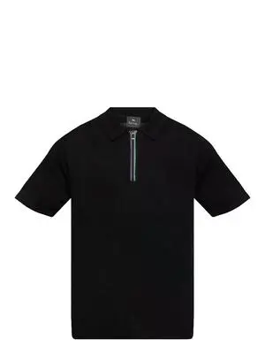 Paul Smith Stripe-detailing Polo Shirt - Black