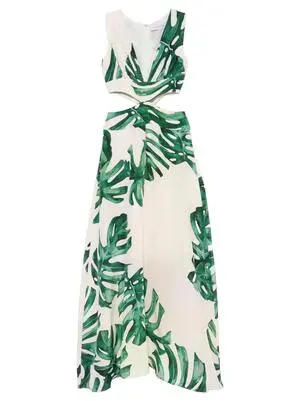 Raquel Diniz Cut-out Maxi Dress - White