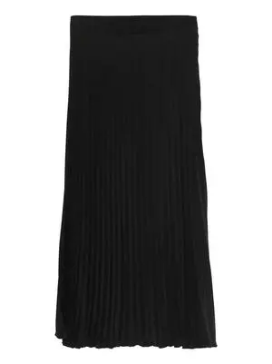 MAISON MARGIELA Pleated Midi Skirt - Black