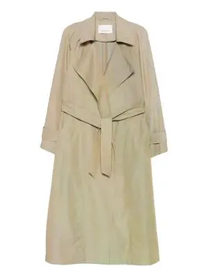 THE FRANKIE SHOP Astoria Trench Coat - Brown