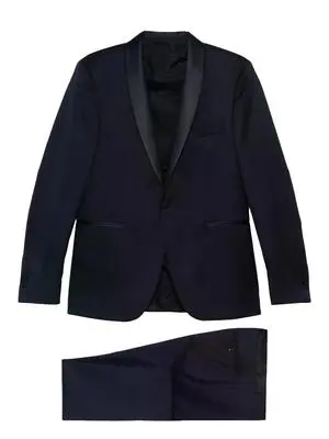 Tagliatore Virgin Wool Suit - Blue