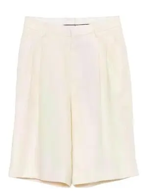Tagliatore B-effie Pleated Shorts - Neutrals