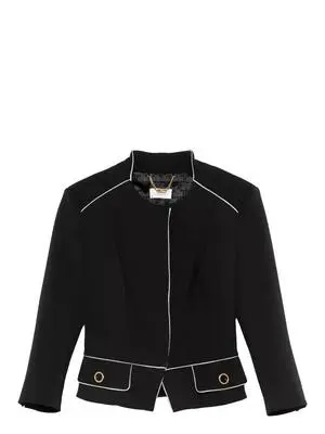 ELISABETTA FRANCHI Elisabetta Franchi Scarf-Detailed Jacket