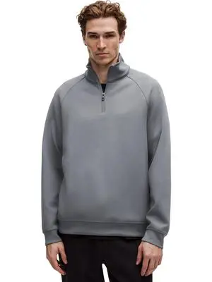 Lululemon Smooth Spacer Quarter Zip - Solar Grey