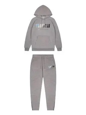 Trapstar Chenille Decoded Tracksuit - Grey Ice Flavours