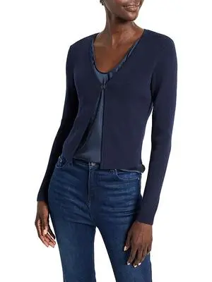 NIC+ZOE Cool Nights Cardigan - Dark Indigo