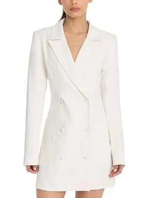 GOOD AMERICAN Luxe Suiting Exec Dress