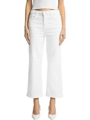 7 For All Mankind Cropped Alexa High-rise Jeans - Soleil