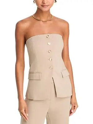 AQUA Knit Strapless Vest
