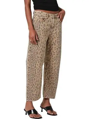 Citizens Of Humanity Miro High-rise Relaxed Jeans - Natural Cheetah