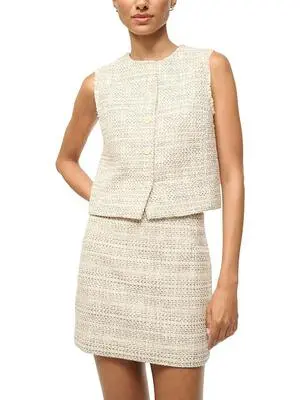 STAUD Veronica Tweed Vest