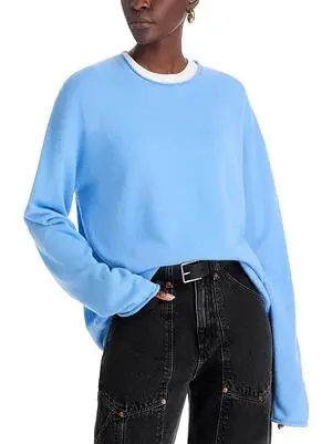 Guest In Residence Cashmere Crewneck Sweater - French Blue