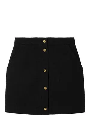 BLAZÉ MILANO Missy Appaloosa Mini Skirt - Black