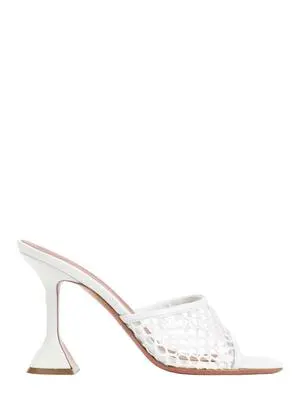 AMINA MUADDI Amina Muaddi Leather Sandals